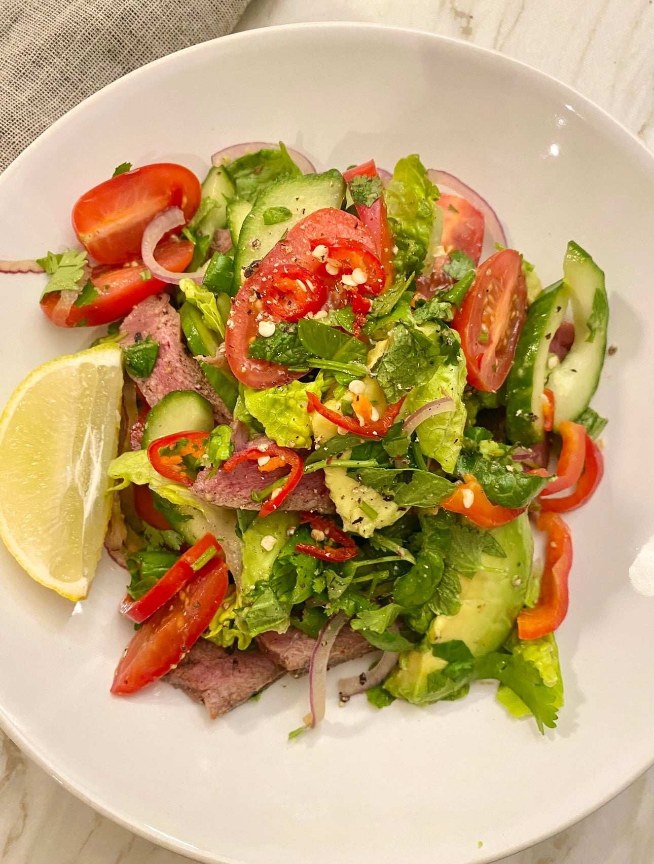 Thai Beef Salad – Miss Polly's Kitchen