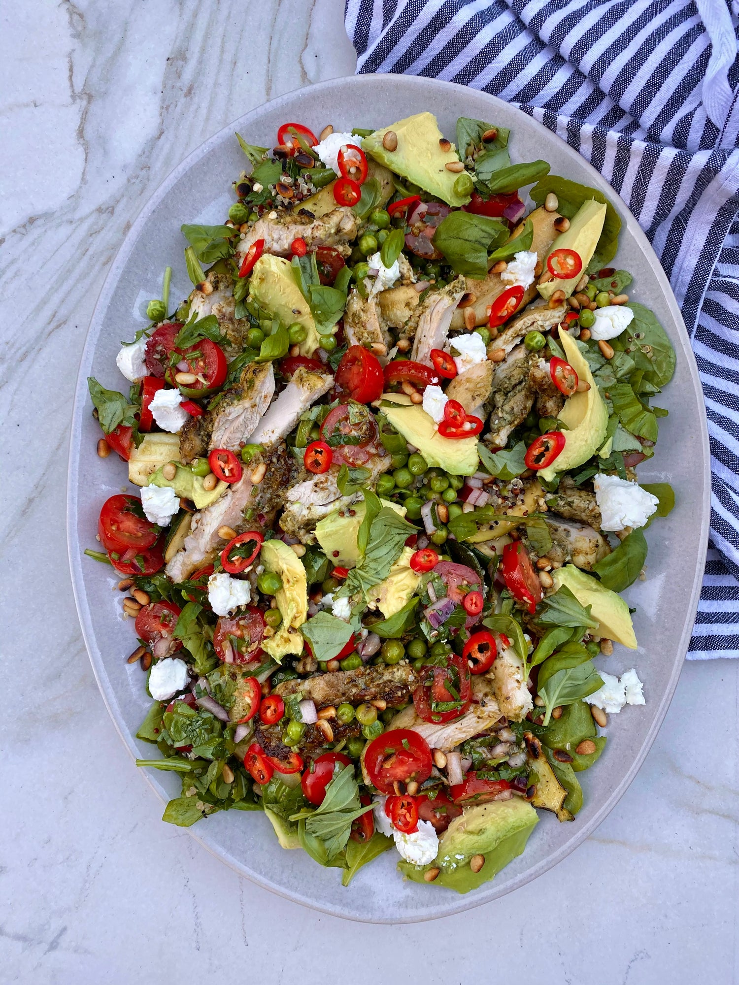 Pesto chicken Salad – Miss Polly's Kitchen
