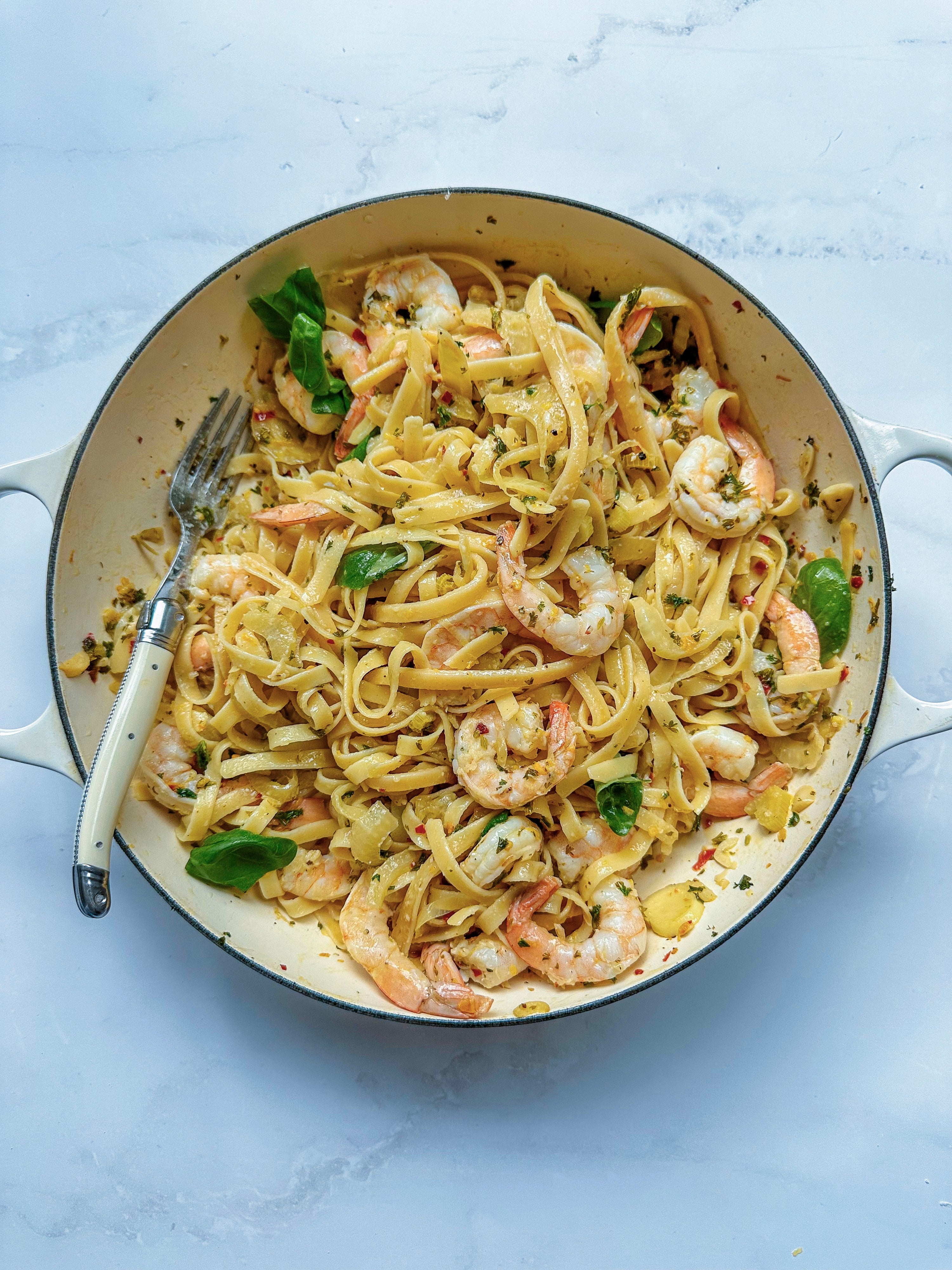 Buttery prawn and fennel pasta – Miss Polly's Kitchen
